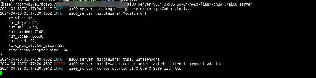 autoDL 上无法使用 Ai00 - Ai00 - RWKV 论坛